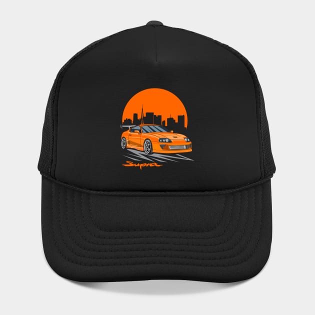 Toyota Supra MK4 Ver.2 - Toyota Supra - Hat | TeePublic