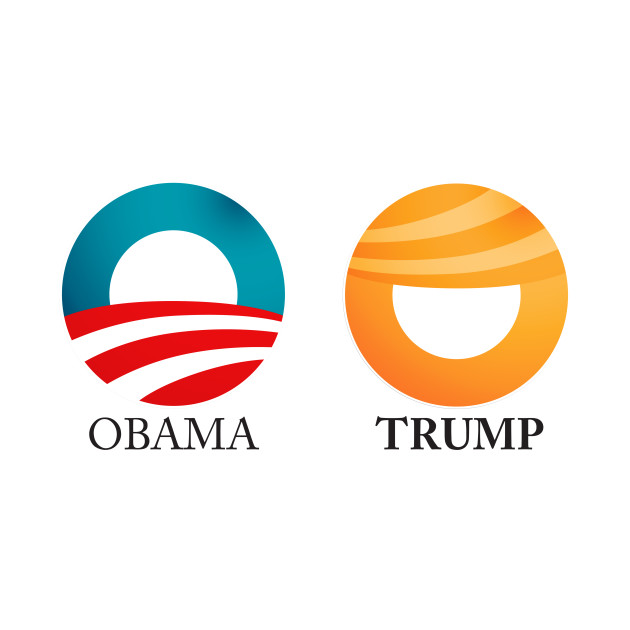Trump Obama Logo