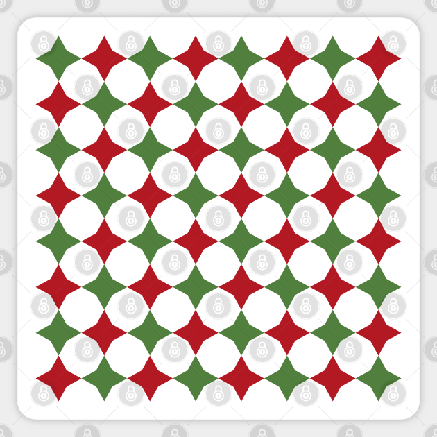 Christmas Red Green Star Sweater Patterns-Merry Christmas Holiday Gift ...