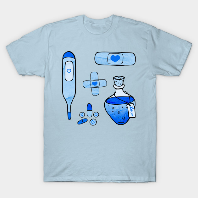 First Aid Kit Blue - Medicine - T-Shirt | TeePublic