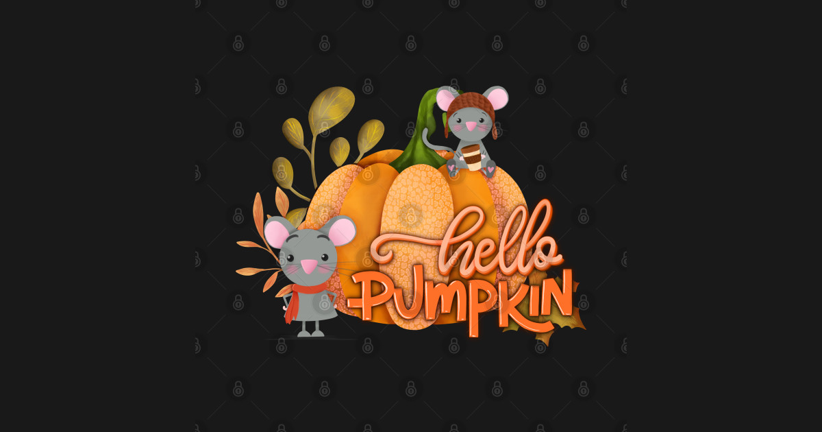 Hello pumpkin cute design - Hello Pumpkin - T-Shirt | TeePublic