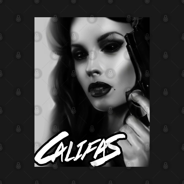 Califas Clothing Yeb1 Art Chicano Tattoo Style Black and Grey Portrait ...