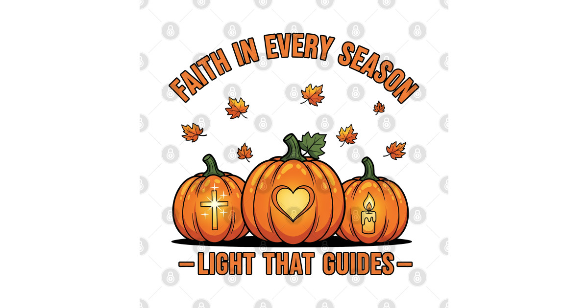 Faith in Every Season Pumpkin Light That Guides Christian Fall Funny ...
