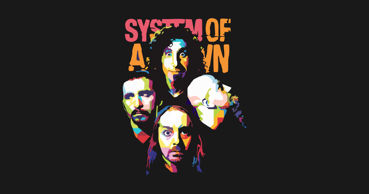 down system - System Of A Down - T-Shirt | TeePublic