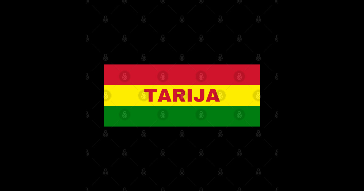 Tarija City in Bolivian Flag Colors - Bolivian Flag - Sticker | TeePublic