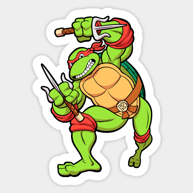 TMNT Raphael - Ninja Turtles - Sticker | TeePublic