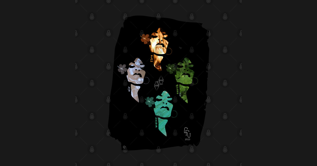 Goddesses of the Four Elements - Goddesses - T-Shirt | TeePublic
