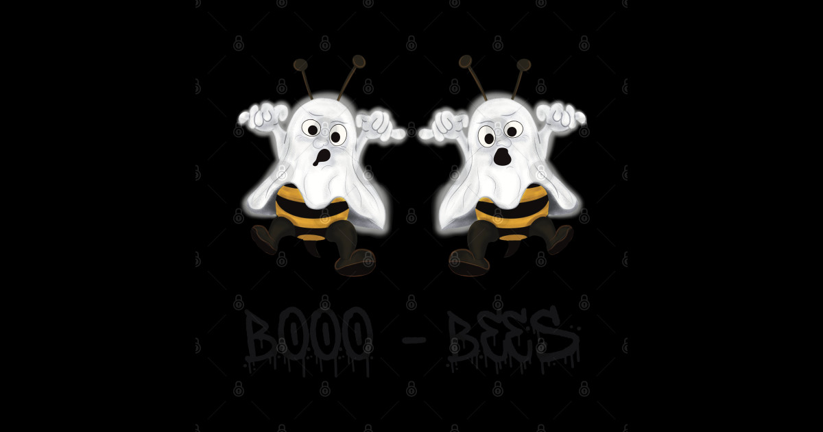 Booo Bees - Halloween Cute Ghost Bees - Halloween For Women - Sticker ...
