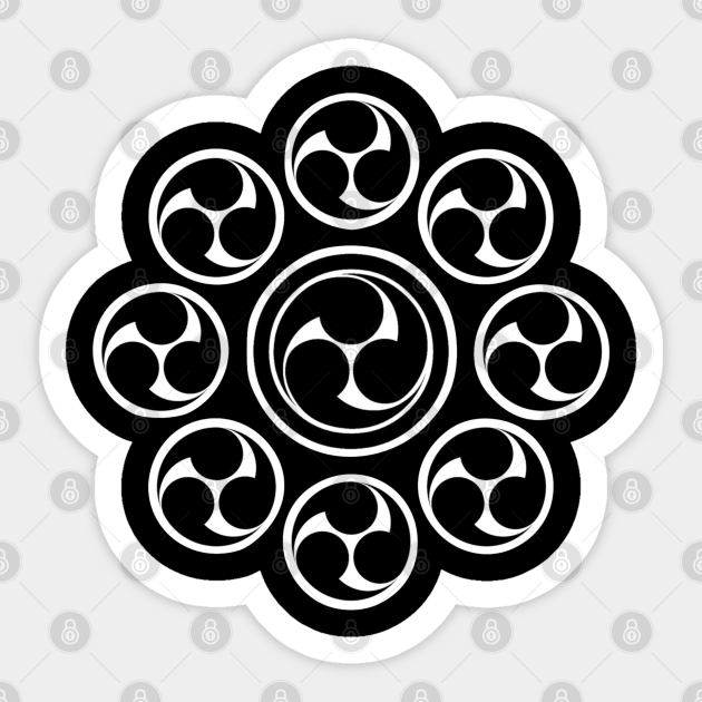 Miyamoto Musashi Clan Crest - Miyamoto Musashi - Sticker | TeePublic