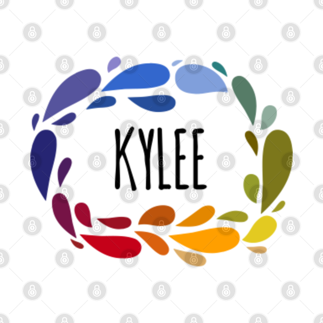 Kylee Name Cute Colorful Gift Named Kylee - Kylee - T-Shirt | TeePublic