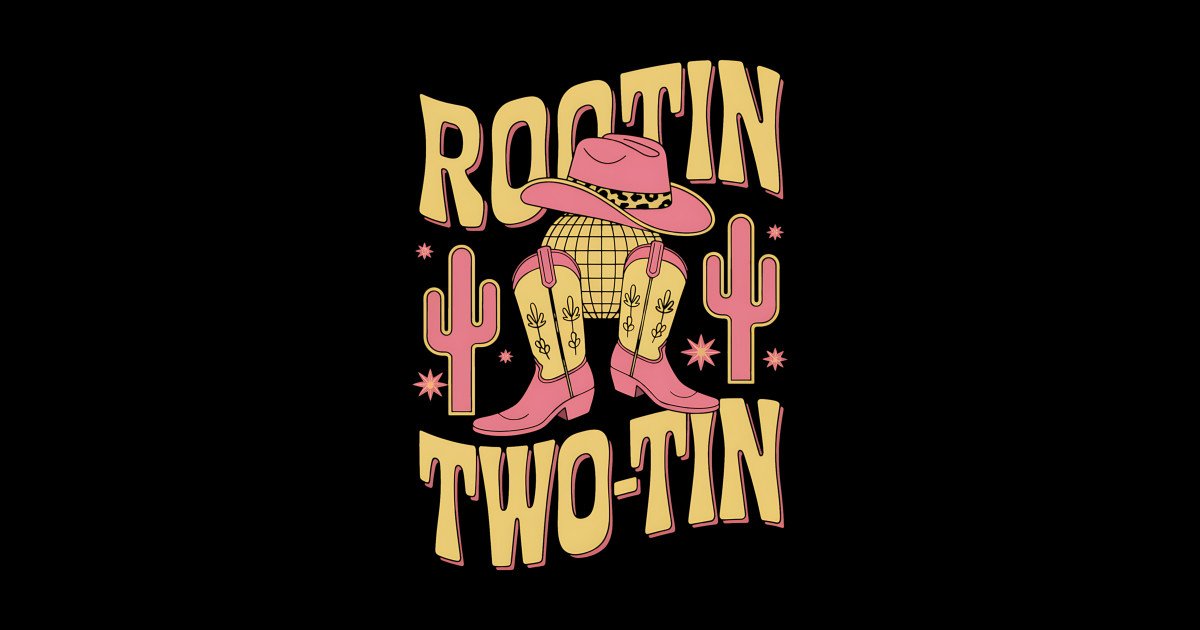 Rootin Two-tin Cowgirl Western Rodeo 2nd Birthday Girl - Rootin Two Tin ...