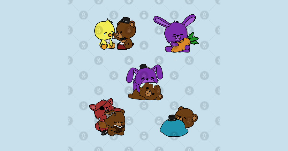 cute fnaf chibi - Five Nights At Freddys - T-Shirt | TeePublic