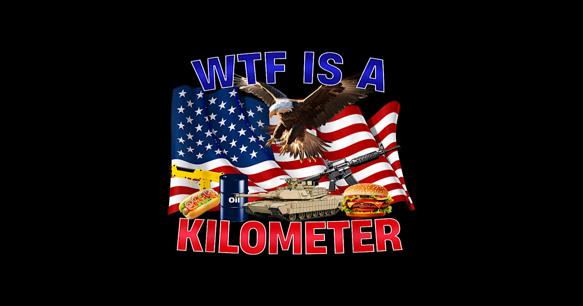 The Bald Eagle American Flag WTF Is A Kilometer - Wtf Is A Kilometer ...