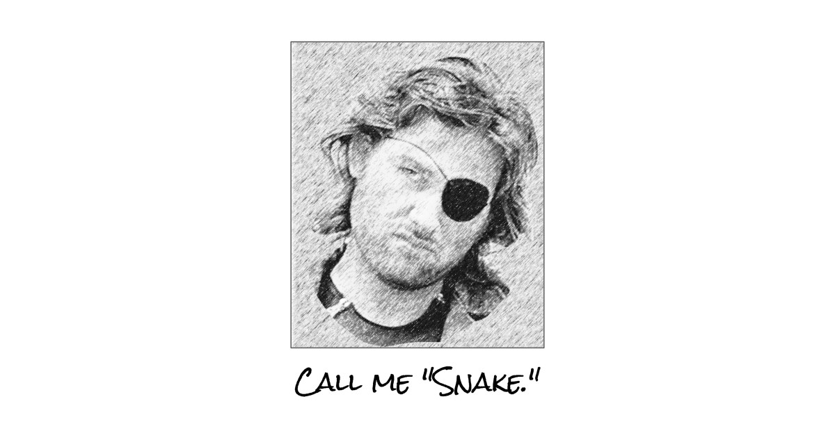 Call Me "Snake" - Escape From New York - T-Shirt | TeePublic