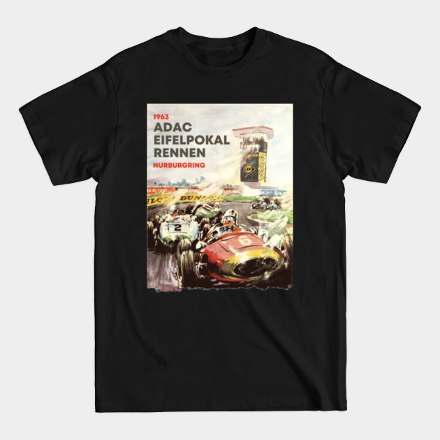 Retro Painting 1963 Nurburgring ADAC EIFELPOKAL RENNEN - Rally Car - T ...