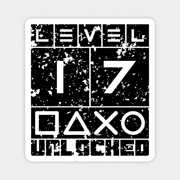 Level 17 unlocked - Level 17 Unlocked - Magnet | TeePublic