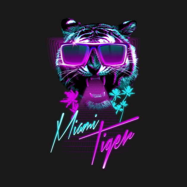 Miami Tiger - T-Shirt | TeePublic