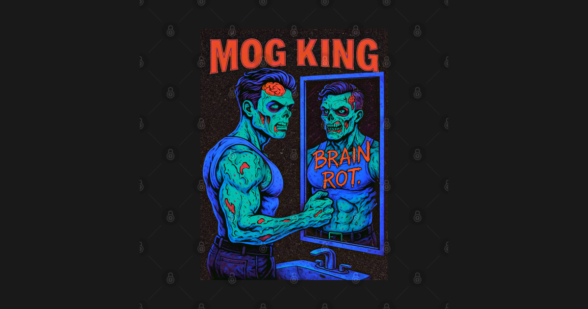 Brain Rot: Mog King (B) - Brain Rot - T-Shirt | TeePublic