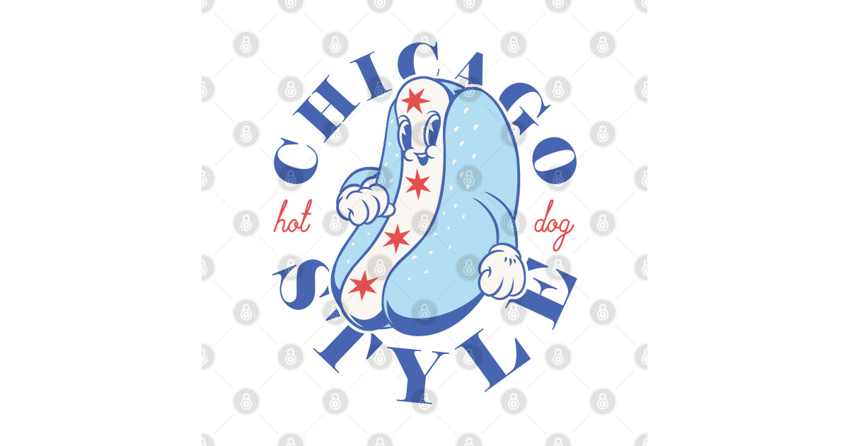 Chicago Style Hot Dog Flag | Glizzy Traditional Specific Signature Food ...