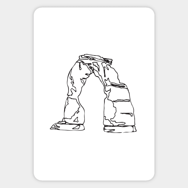 Delicate Arch Utah Arches National Park - Arches - Sticker | TeePublic