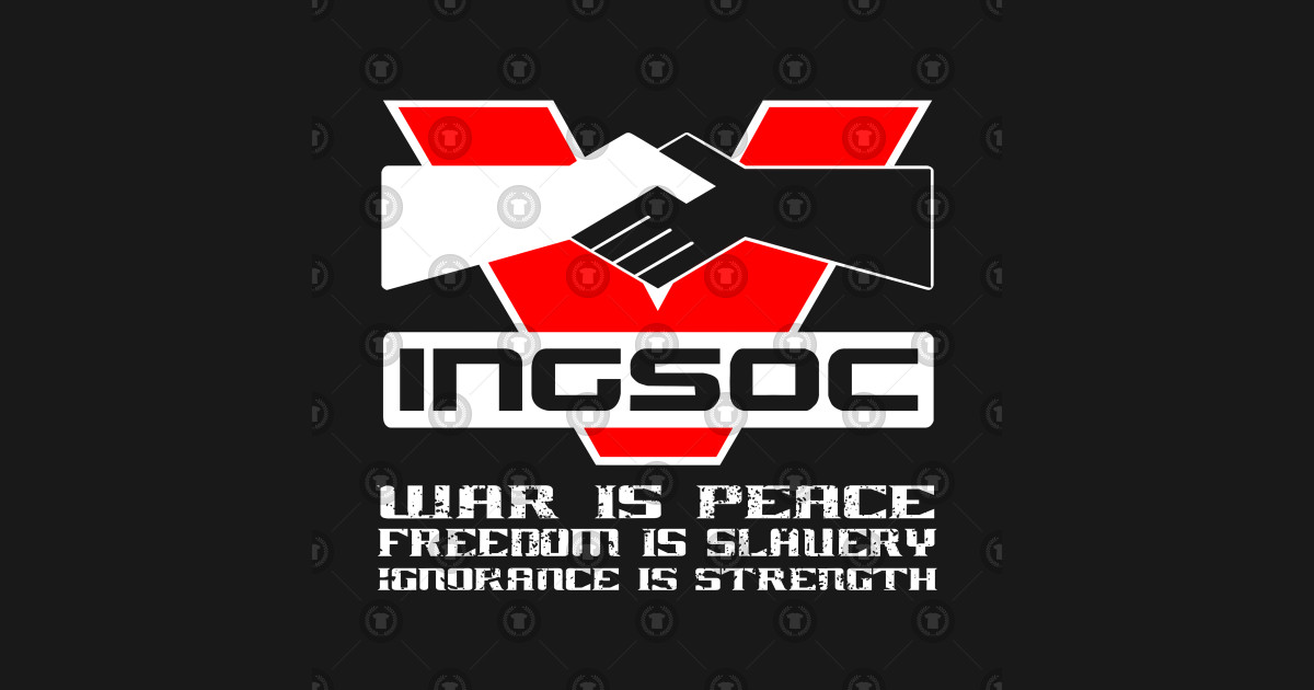 INGSOC War is Peace - 80s - T-Shirt | TeePublic