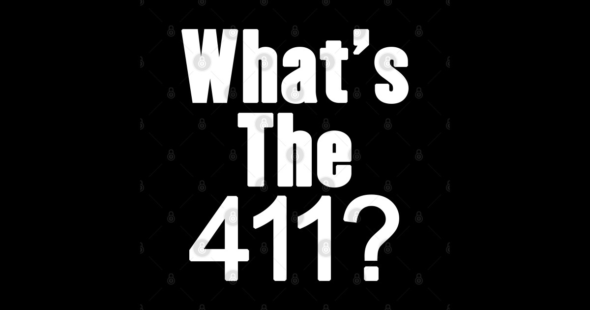 what's the 411? - 90s - Sticker | TeePublic