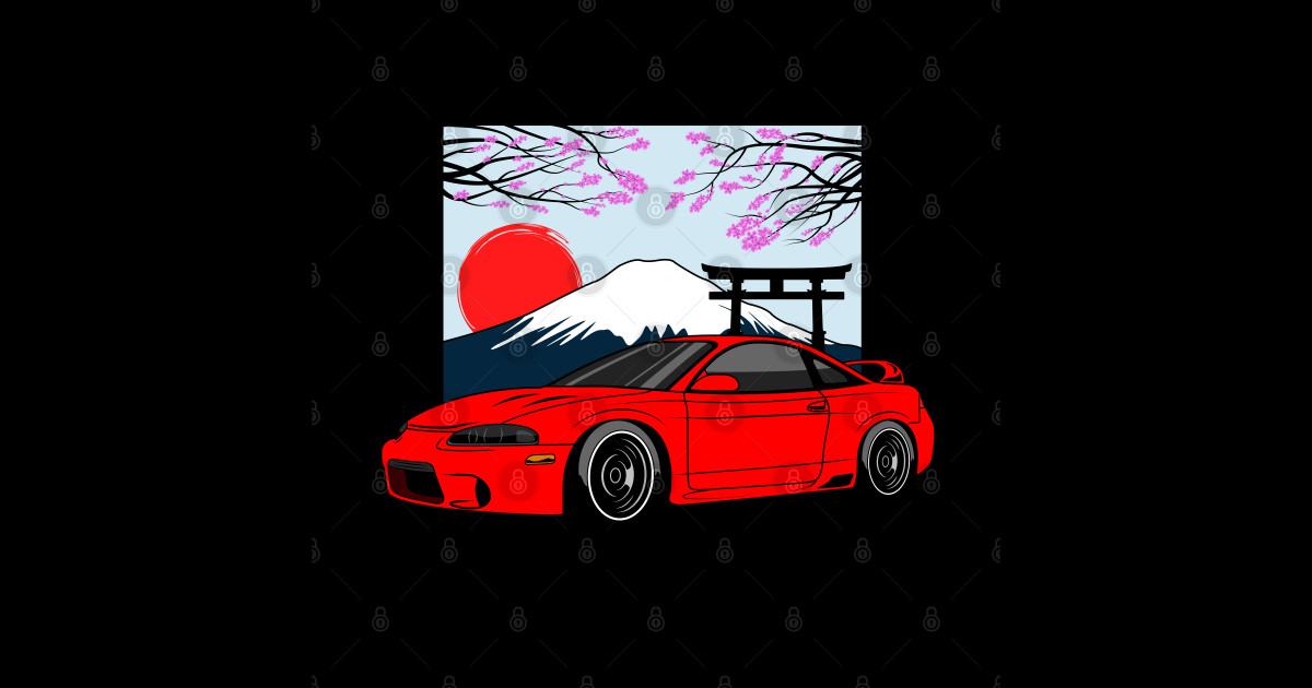 Eclipse Japan Style - Eclipse 2g - Sticker | TeePublic