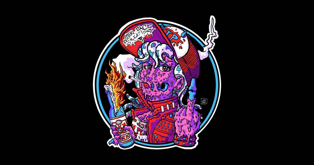 Butter Face Girl - Flipper - Acab - Sticker | TeePublic