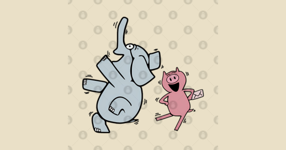 Elephant and Piggie - Happy Gerald and Piggie - Elephant And Piggie ...