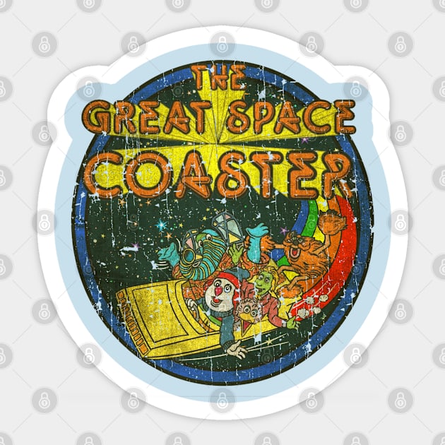 The Great Space Coaster 1981 Vintage - 1980s Cartoon - Sticker | TeePublic