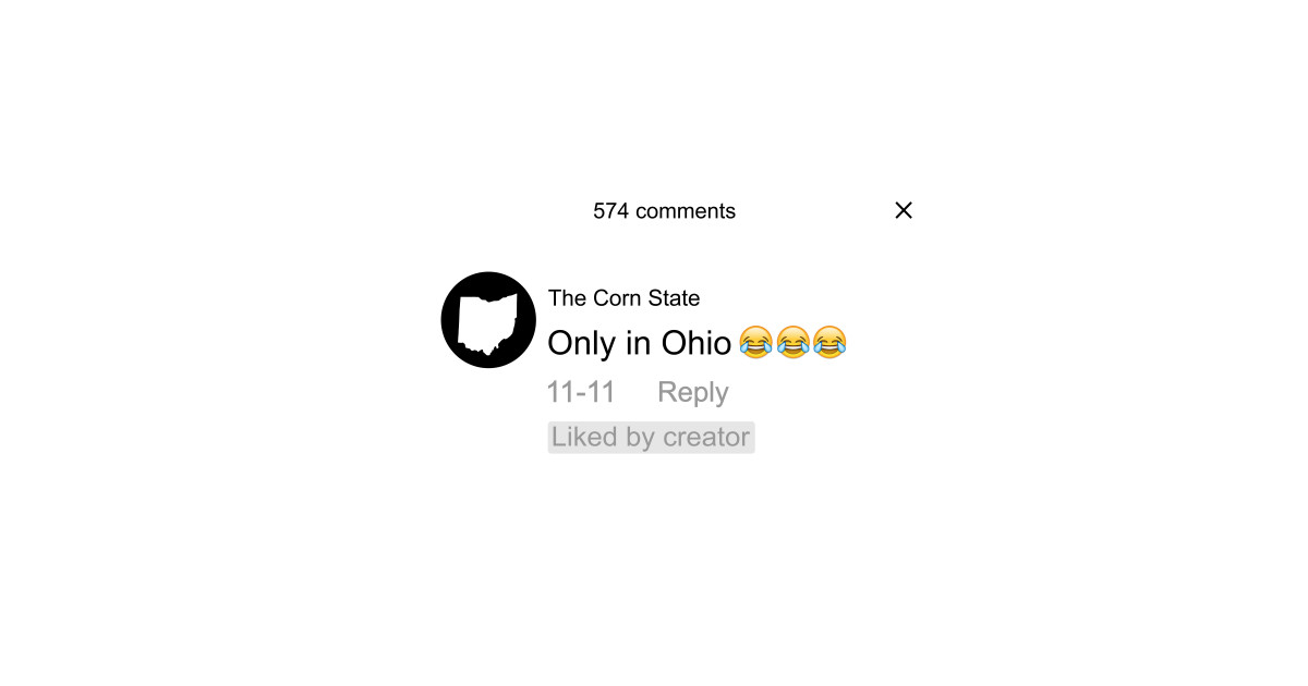 Hilarious Only In Ohio Comment - Only In Ohio - T-Shirt | TeePublic