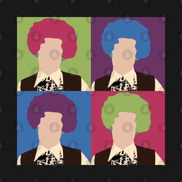 Mrs Slocombe Are you Being Served, colourful grid design - Are You ...