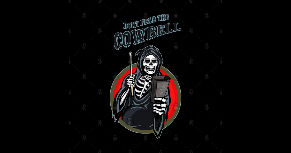 Don't Fear The Cowbell - Spooky - Sticker | TeePublic