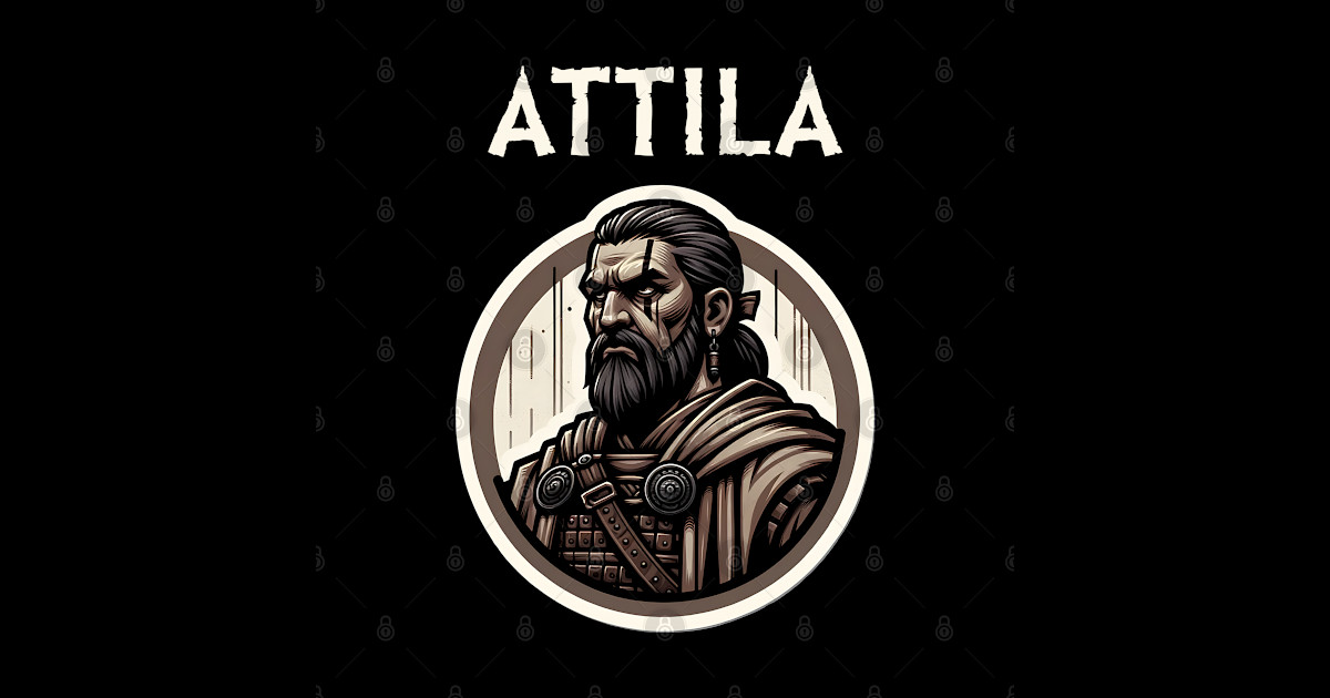Attila the Hun Ancient Dark Ages Hunnic History - History - Posters and ...