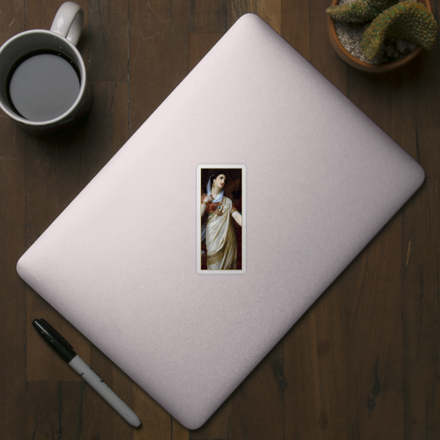 Queen Esther by Hugues Merle - Queen Esther - Sticker | TeePublic