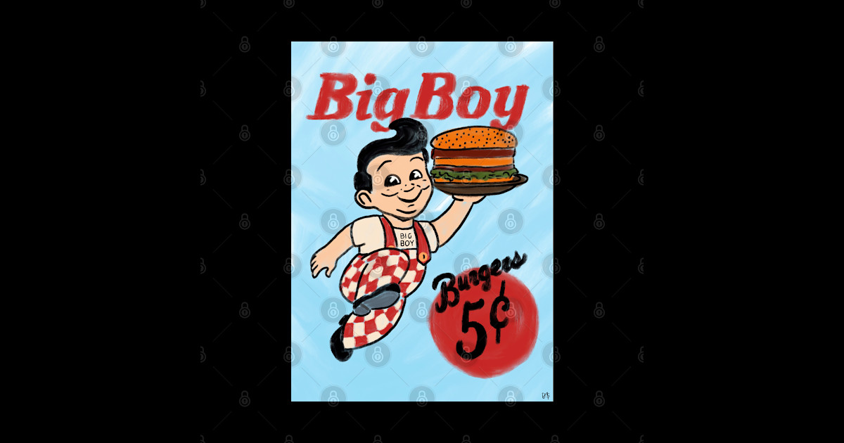 Bob's Big Boy - Bobs - Sticker | TeePublic