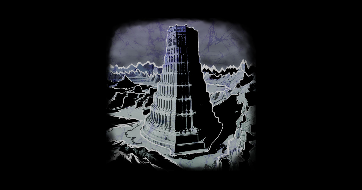 Tower of Babel Batik Babylon - Babylon System - Sticker | TeePublic