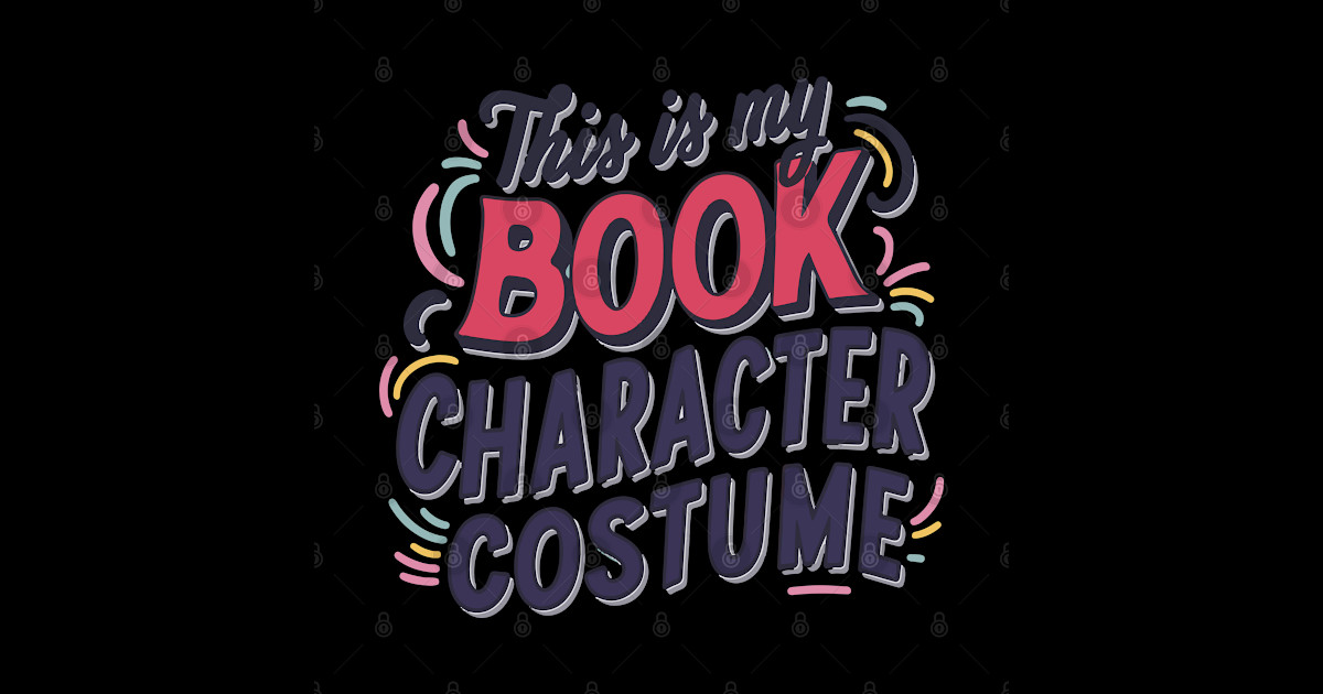 This Is My Book Character Costume - Funny Reading - Funny Halloween ...