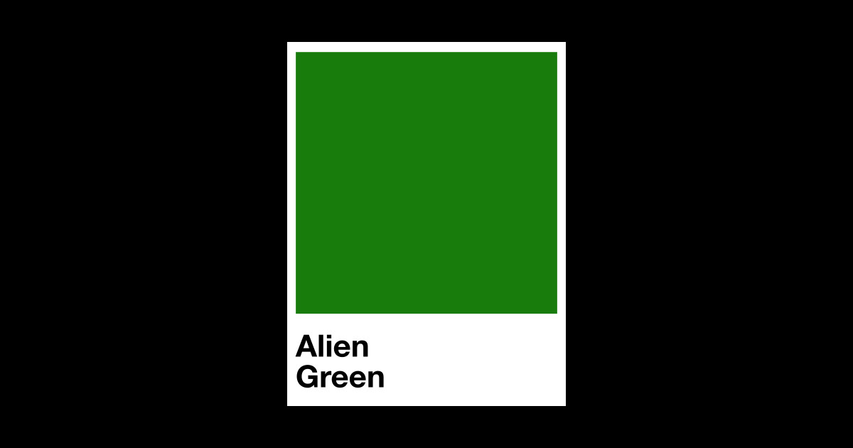 Pantone Alien - Pantone - Sticker | TeePublic