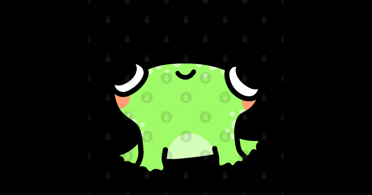 Derpy frog - Frog - T-Shirt | TeePublic