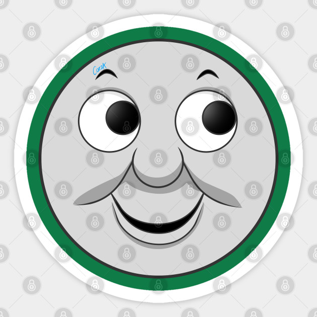 Percy cheeky face - Thomas Tank Engine - Sticker | TeePublic