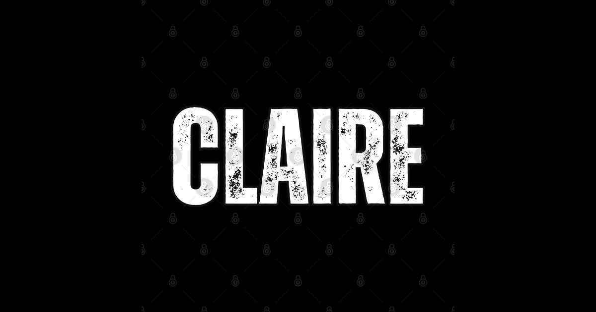 Claire Name Gift Birthday Holiday Anniversary - Claire - Sticker ...