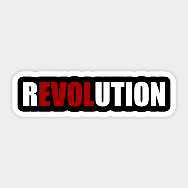 rEVOLution - Mike Brown - Sticker | TeePublic