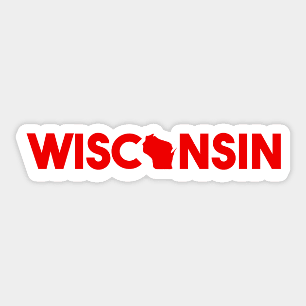 Wisconsin Sticker - Wisconsin - Sticker | TeePublic