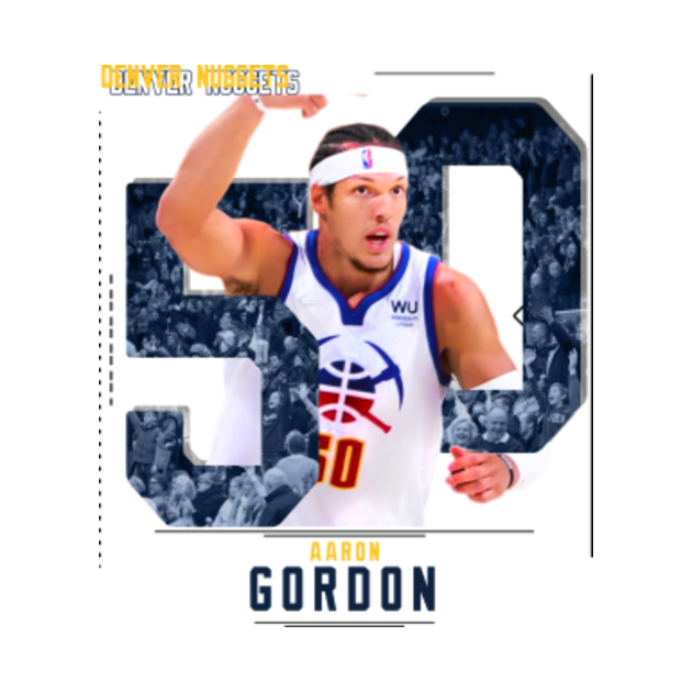 Aaron Gordon Basketball Edit Nuggets Aaron Gordon T Shirt Sold By Vladislav Vulman Sku