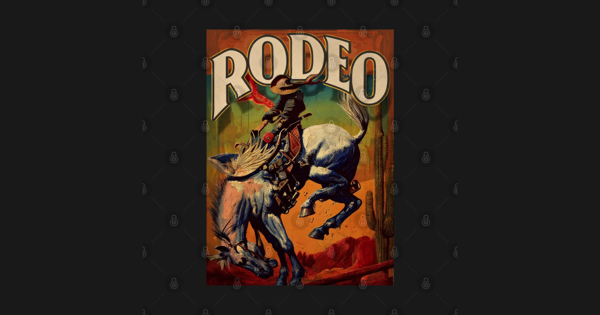 Rodeo Poster - Rodeo - T-Shirt | TeePublic