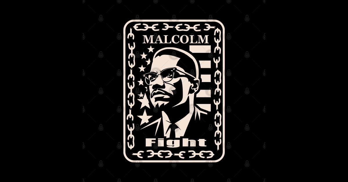 Malcolm - Black History Month, Black and Beige Tarot Card Style - Black ...