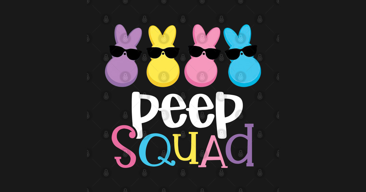 Peep Squad - Cute Easter Crew - T-Shirt | TeePublic