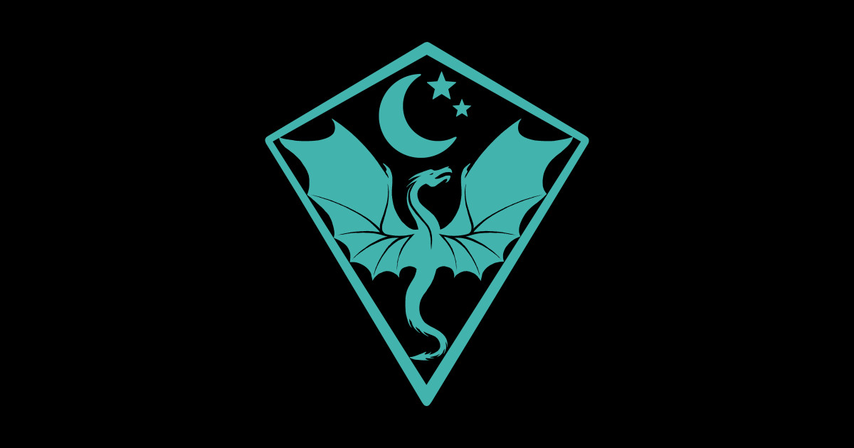 Dragon Sigil Symbol Shield - Dragon - Sticker | TeePublic