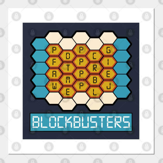 Retro 80s Blockbusters TV Quiz Show - Blockbusters - Posters and Art ...